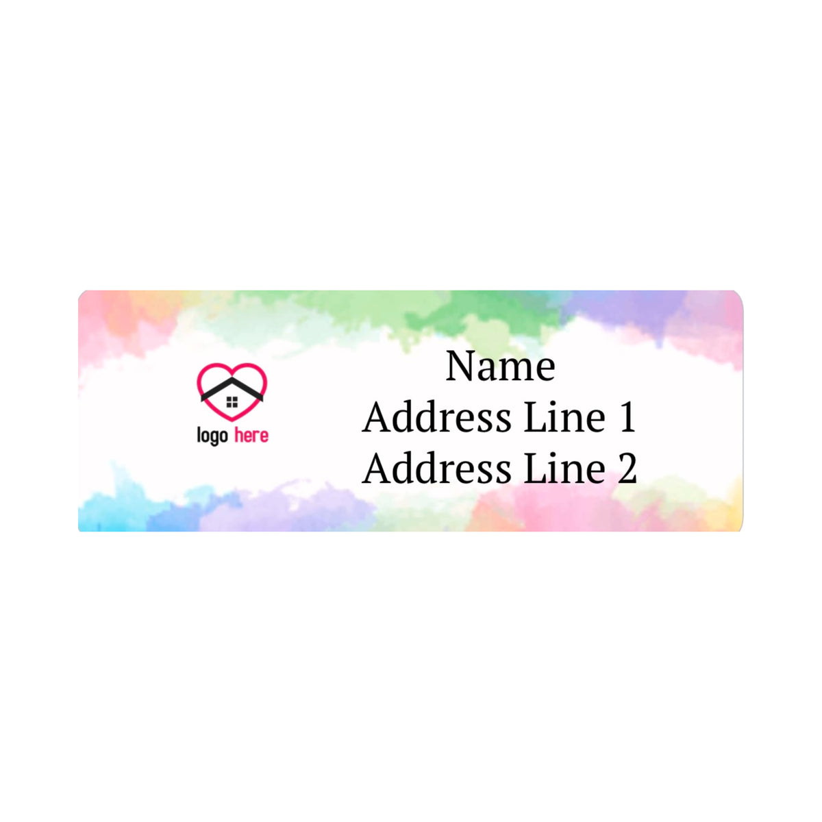 Rainbow Address Labels – BellaToons